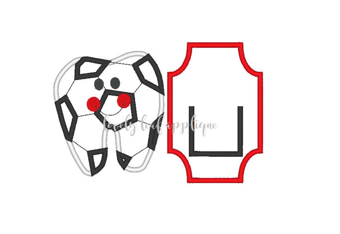 DIGITAL ITEM: 5x7 Soccer Tooth Fairy Pillow ITH Embroidery Design - Etsy