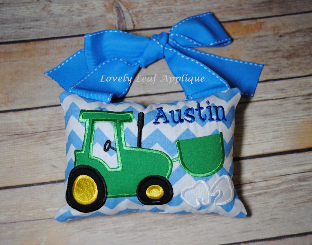 DIGITAL ITEM: Tractor Tooth Fairy Pillow ITH Design 5x7 Hoop - Etsy
