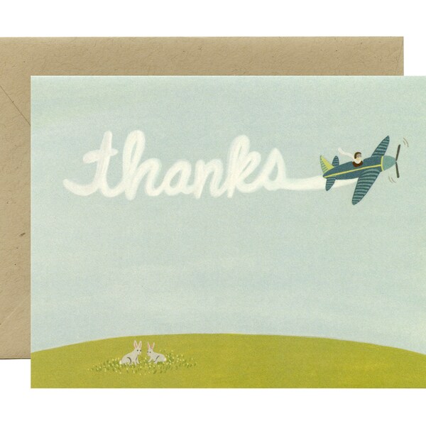 Plane Thank You - Etsy