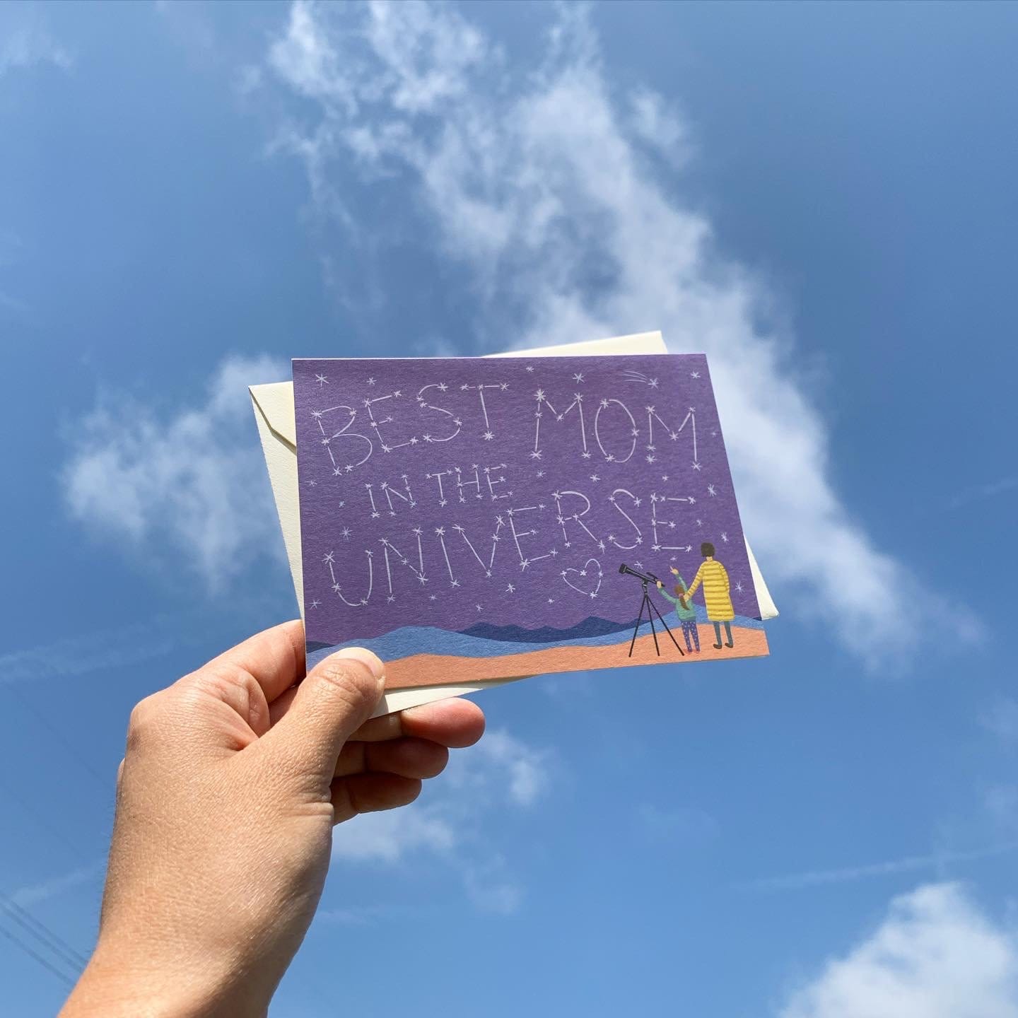 Universe Mom Mother's Day Card best Mom in the - Etsy