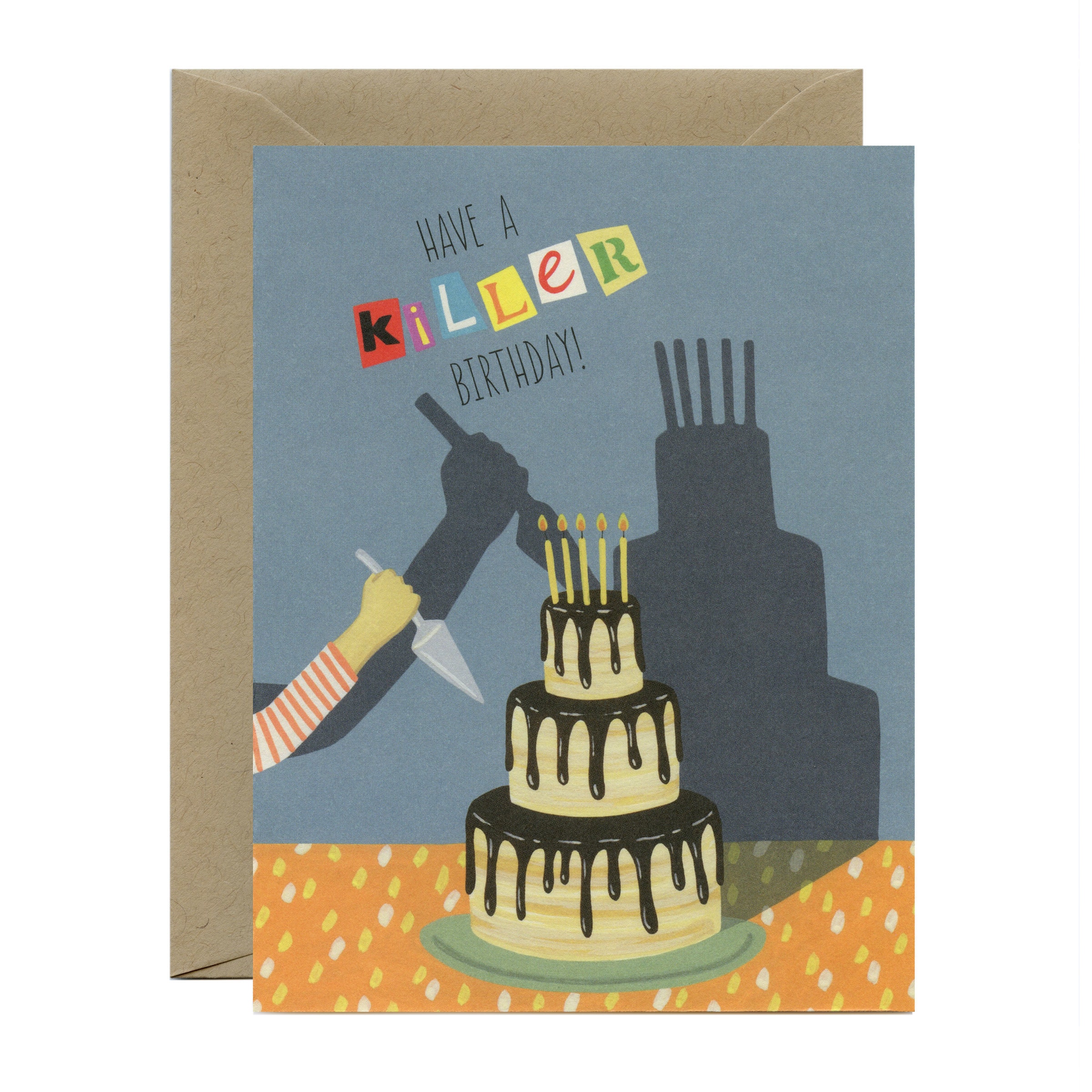 True Crime Murder Birthday Card have a Killer - Etsy