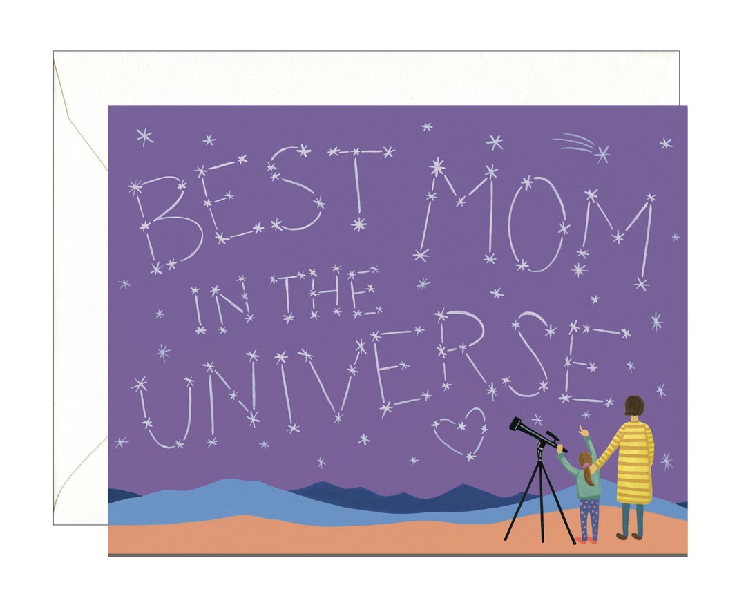 Universe Mom Mother's Day Card - "best Mom in the Universe" - ID ...