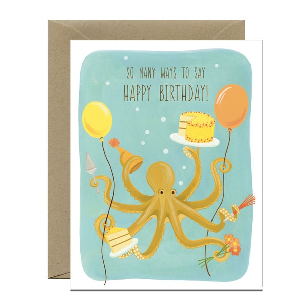 Octopus Birthday - Etsy