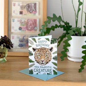 Majestic Creature Birthday Card - "happy Birthday, You Majestic ...