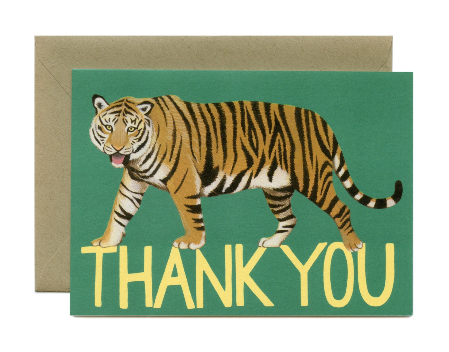 Tiger Thank You Card Thank You ID: TY096 | Etsy