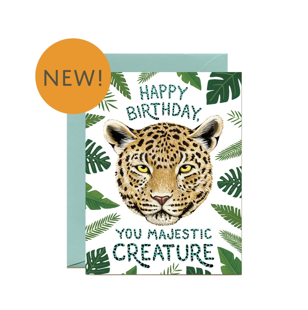 Majestic Creature Birthday Card happy Birthday You - Etsy