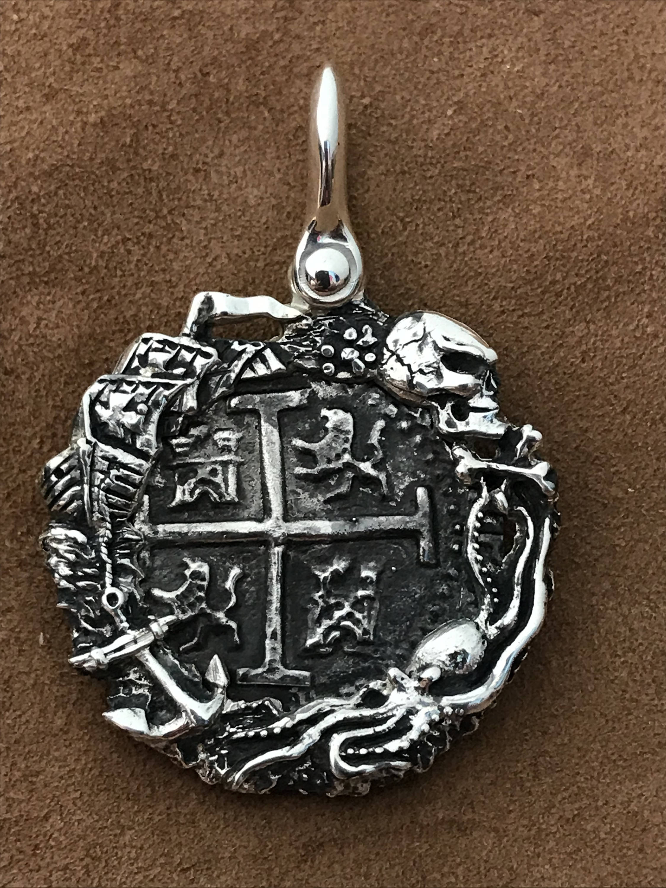 Nautical Bezel With Atocha Coin Pendant- Atocha Spanish Shipwreck ...