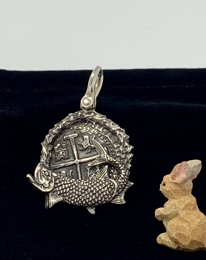 Tarpon Fish Bezel With Atocha Coin-atocha Spanish Shipwreck Treasure ...