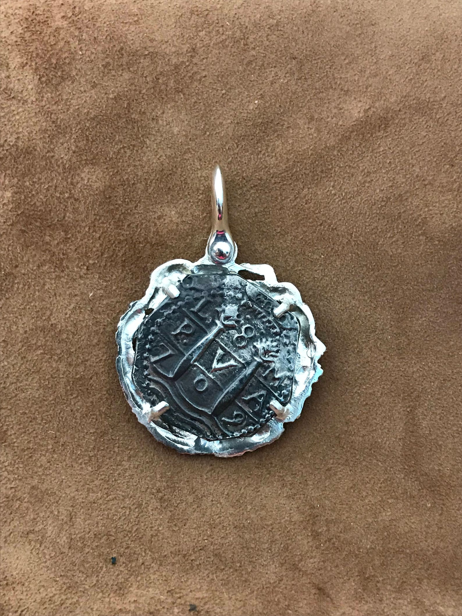 Nautical Bezel With Atocha Coin Pendant- Atocha Spanish Shipwreck ...
