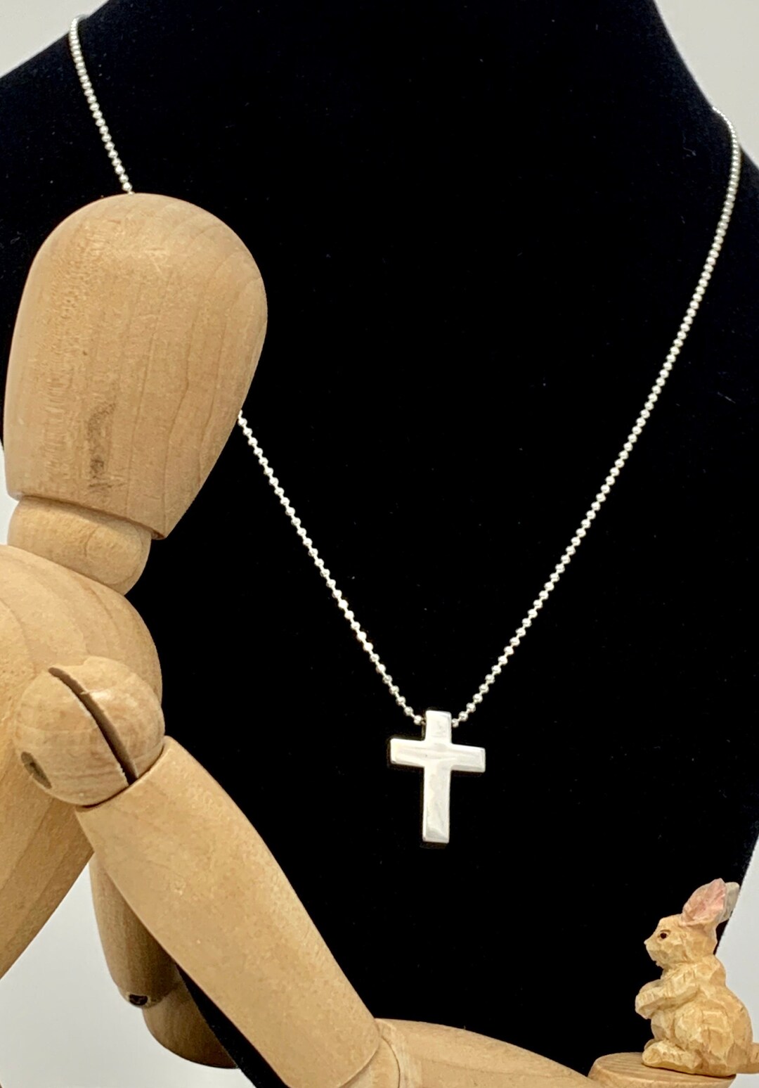Cross Necklace - Cross Pendant - Simple Cross Pendant With 925 Sterling ...