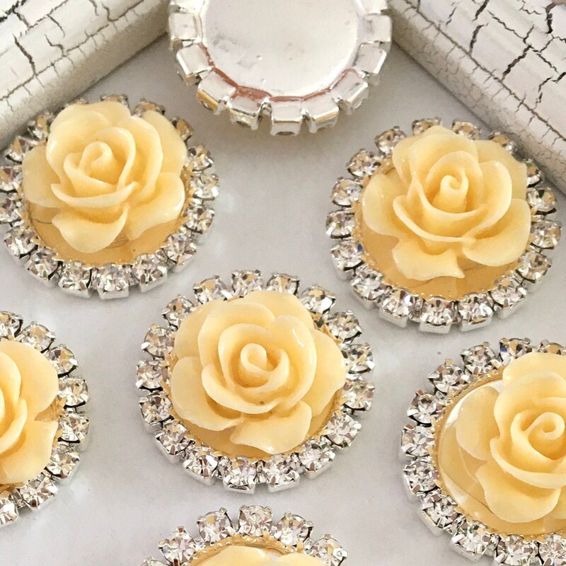 Yellow Rhinestones - Etsy