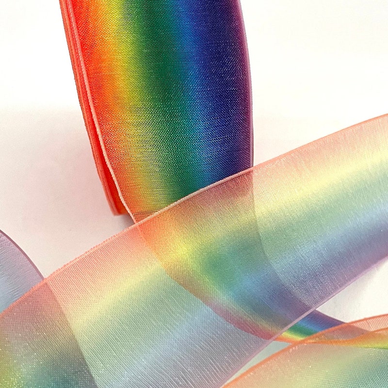 Rainbow Ribbon - Etsy