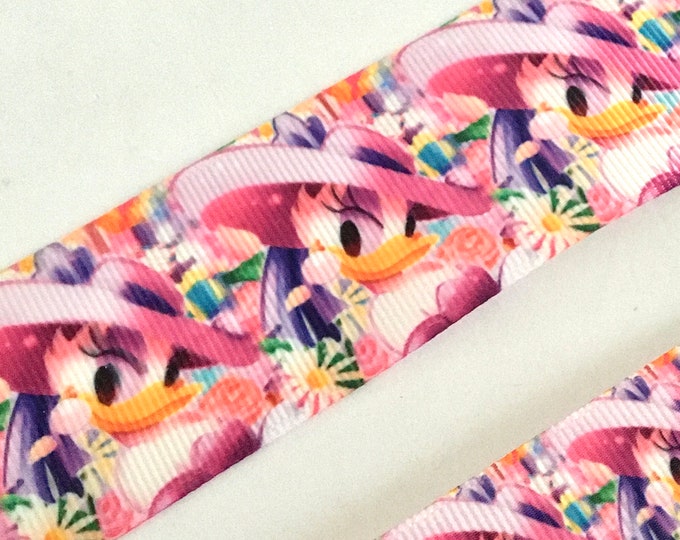 2 Yds,daisy Ribbon,daisy Duck Ribbon,grosgrain Ribbon,ribbon by the ...
