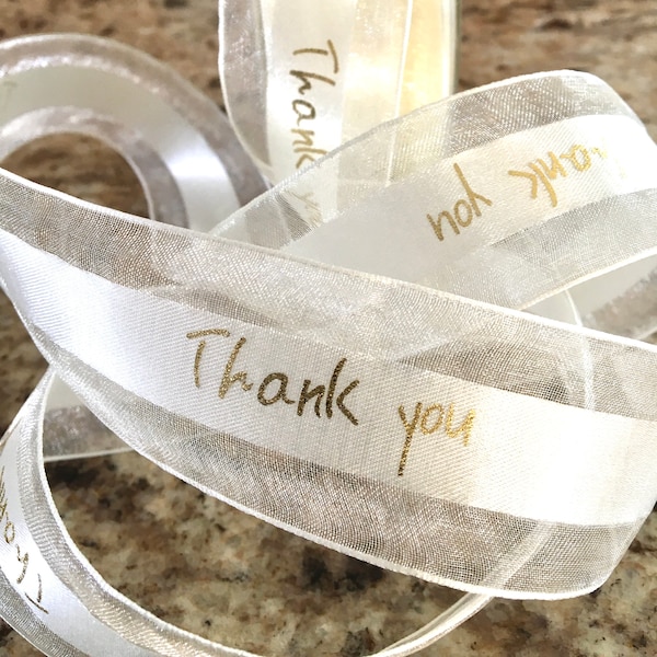 Ribbon Thank You - Etsy