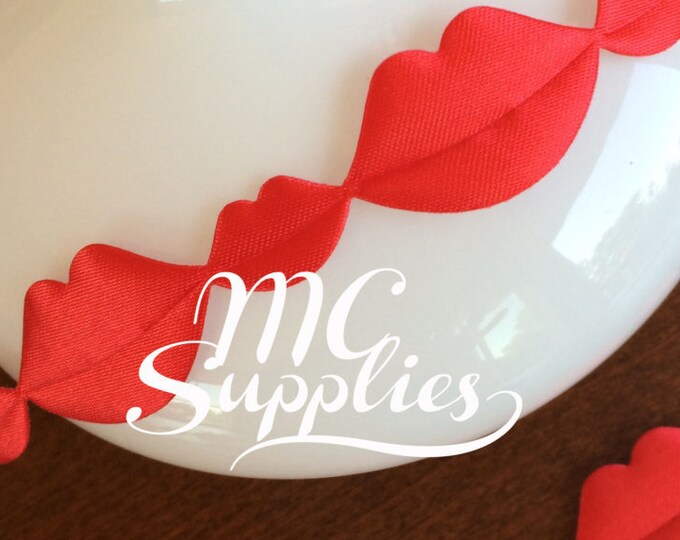 Lips Trim,lip Ribbon Trim,red Lips Trim,puffed Trim,embellish Trim ...