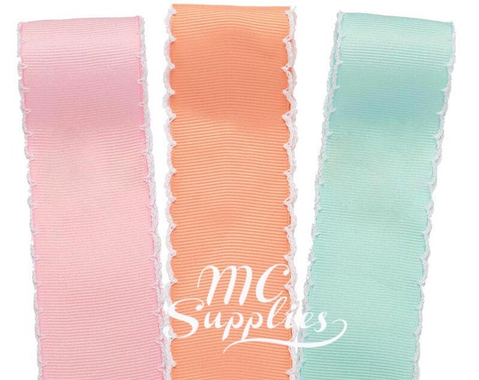 2-25 Yds,moonstitch Ribbon,grosgrain Ribbon,fabric Ribbon,scalloped ...