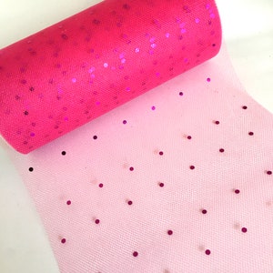 Red Tulle Ribbon,polka Dots Tulle,craft Ribbon,ribbon for Bows,wedding ...