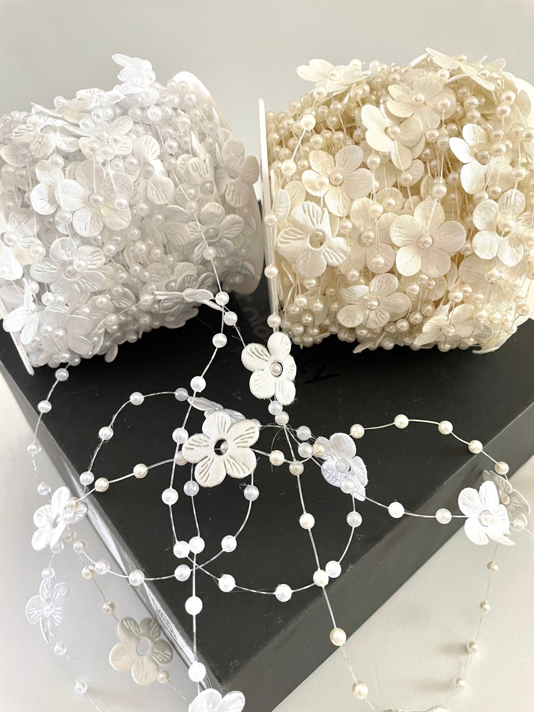 Pearl Trim,ivory Pearl Chain,string of Pearls,strand of Pearls ...