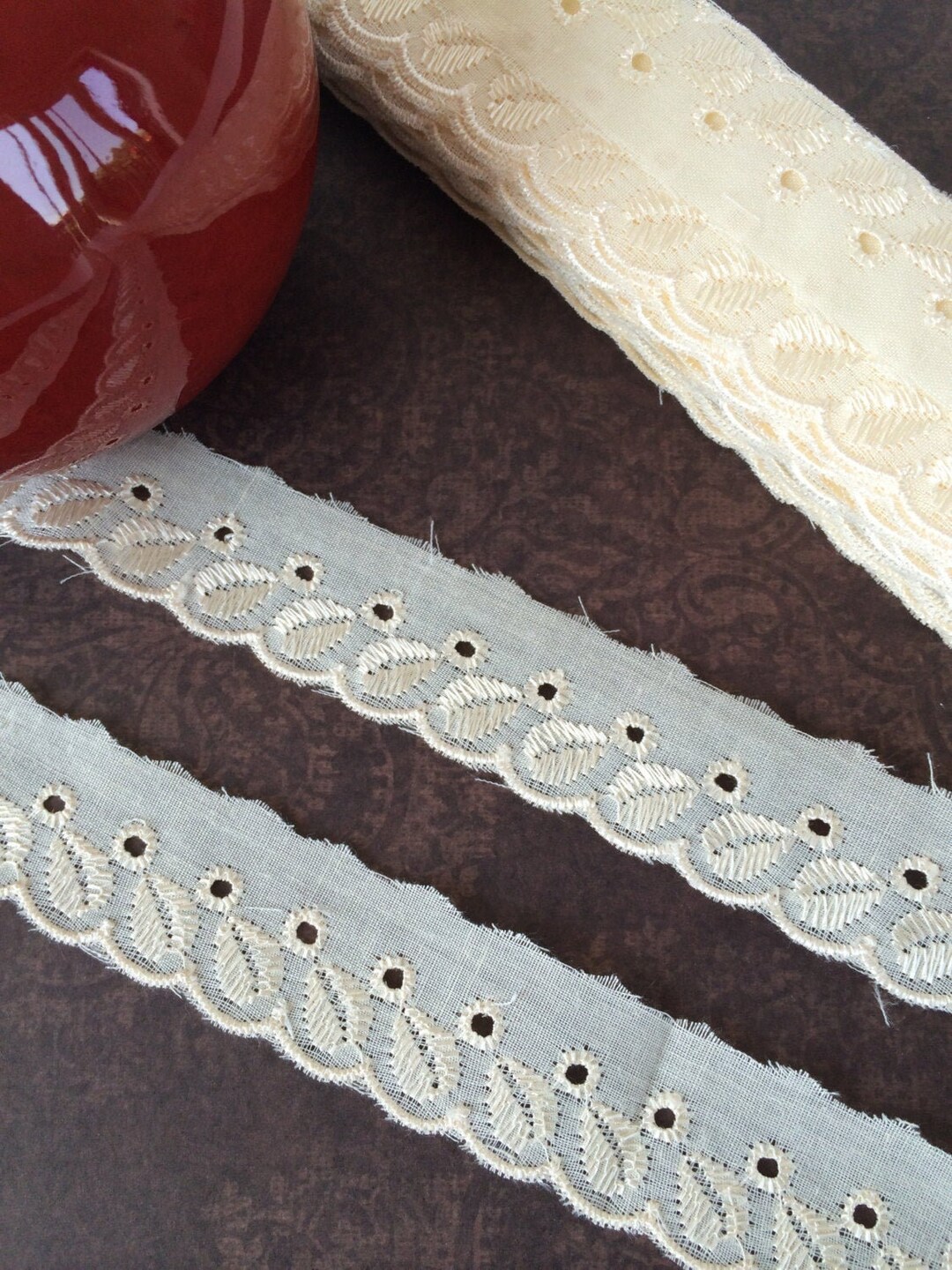 Eyelet Ribbon,eyelet Trim,ribbons,ribbon for Crafts,ribbon for Bows ...