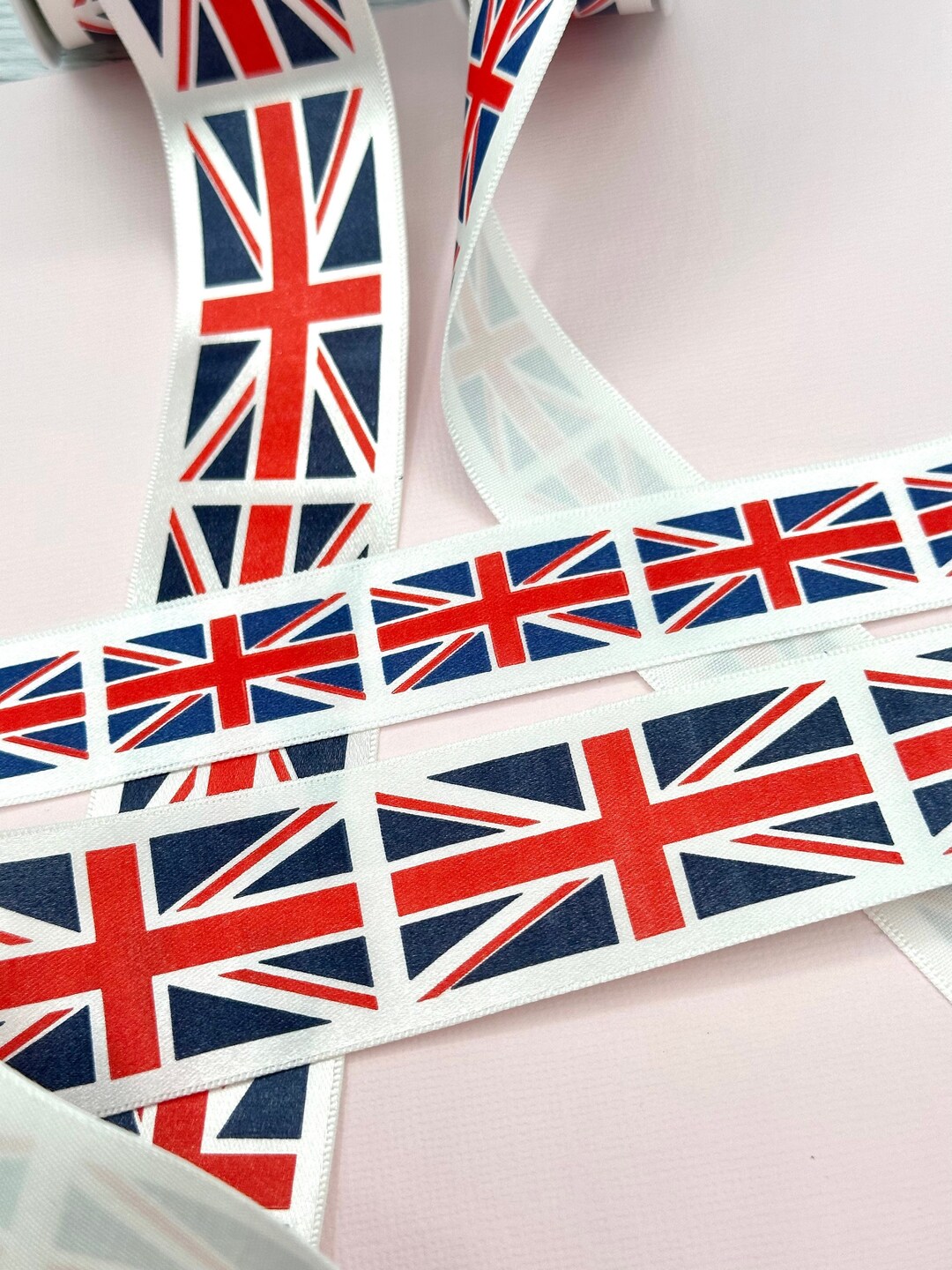 2 Yds,london Ribbon,union Jack Flag Ribbon,london Flag Ribbon,ribbon ...