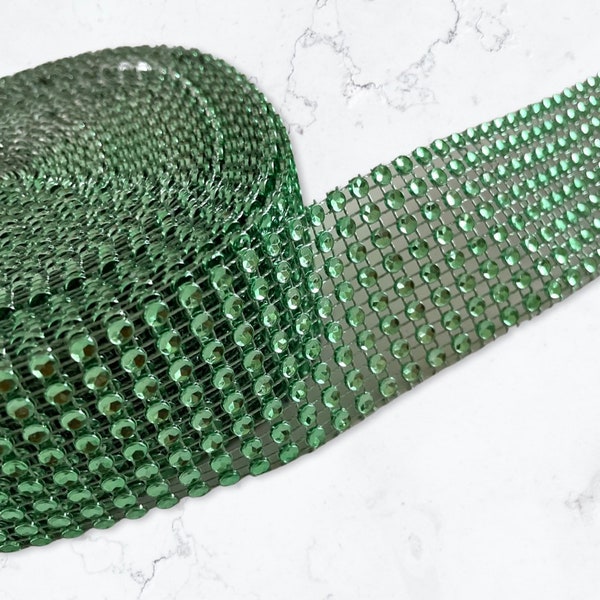 Rhinestone Mesh - Etsy