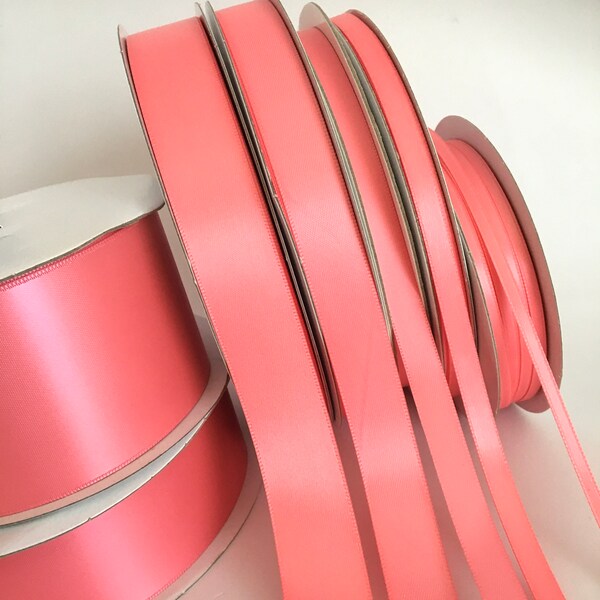 Pink Satin Ribbon - Etsy