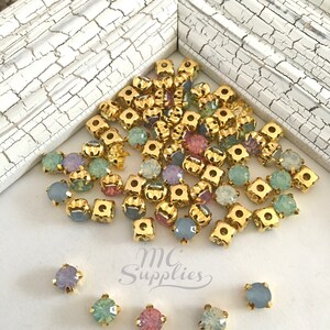 100 Pcs,crystal Rhinestones,small Rhinestones,sew-on Rhinestones,cup ...