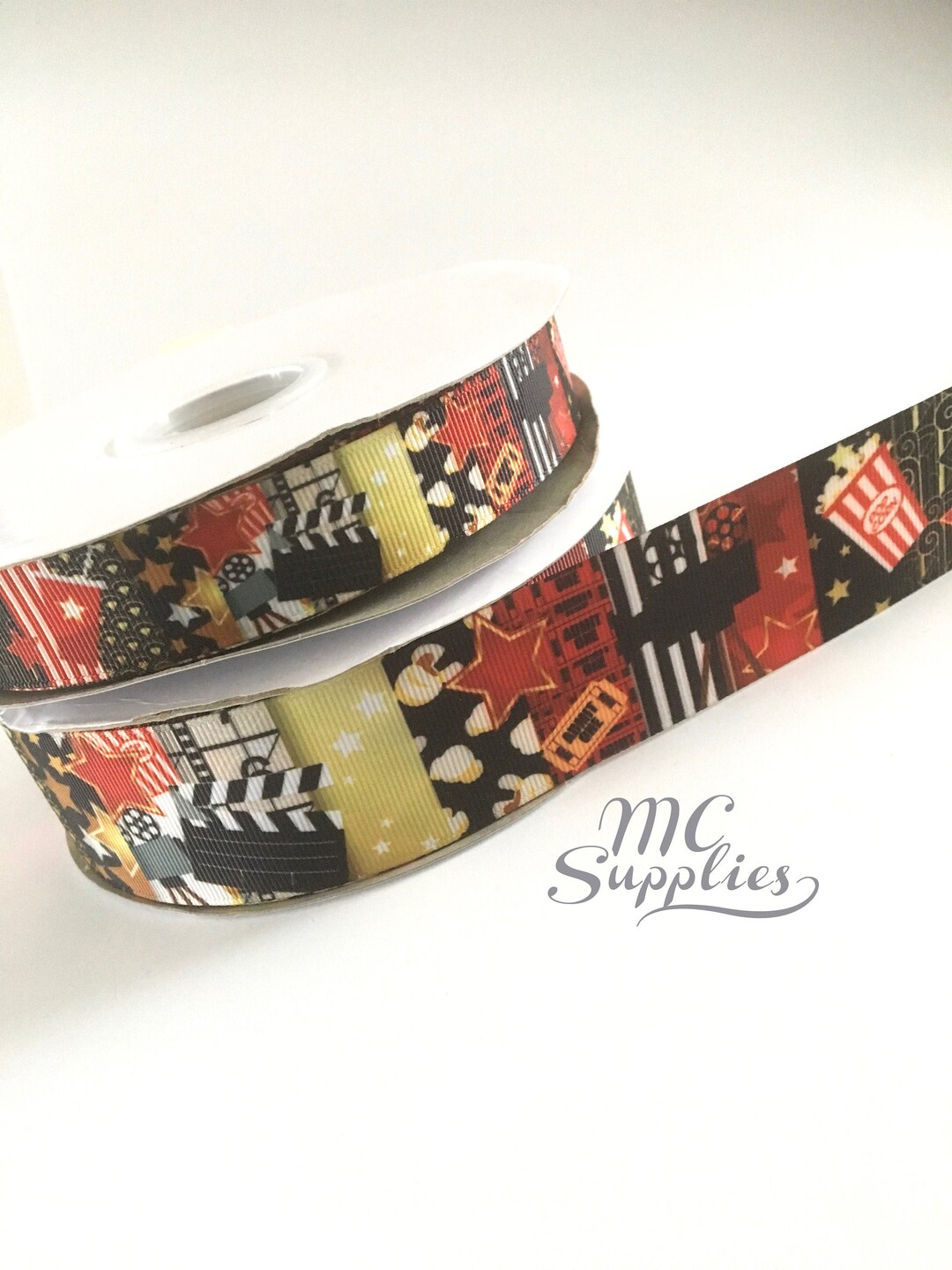 2 Yds,movie Ribbon,film Ribbon,fabric Ribbon,grosgrain Ribbon,ribbon ...