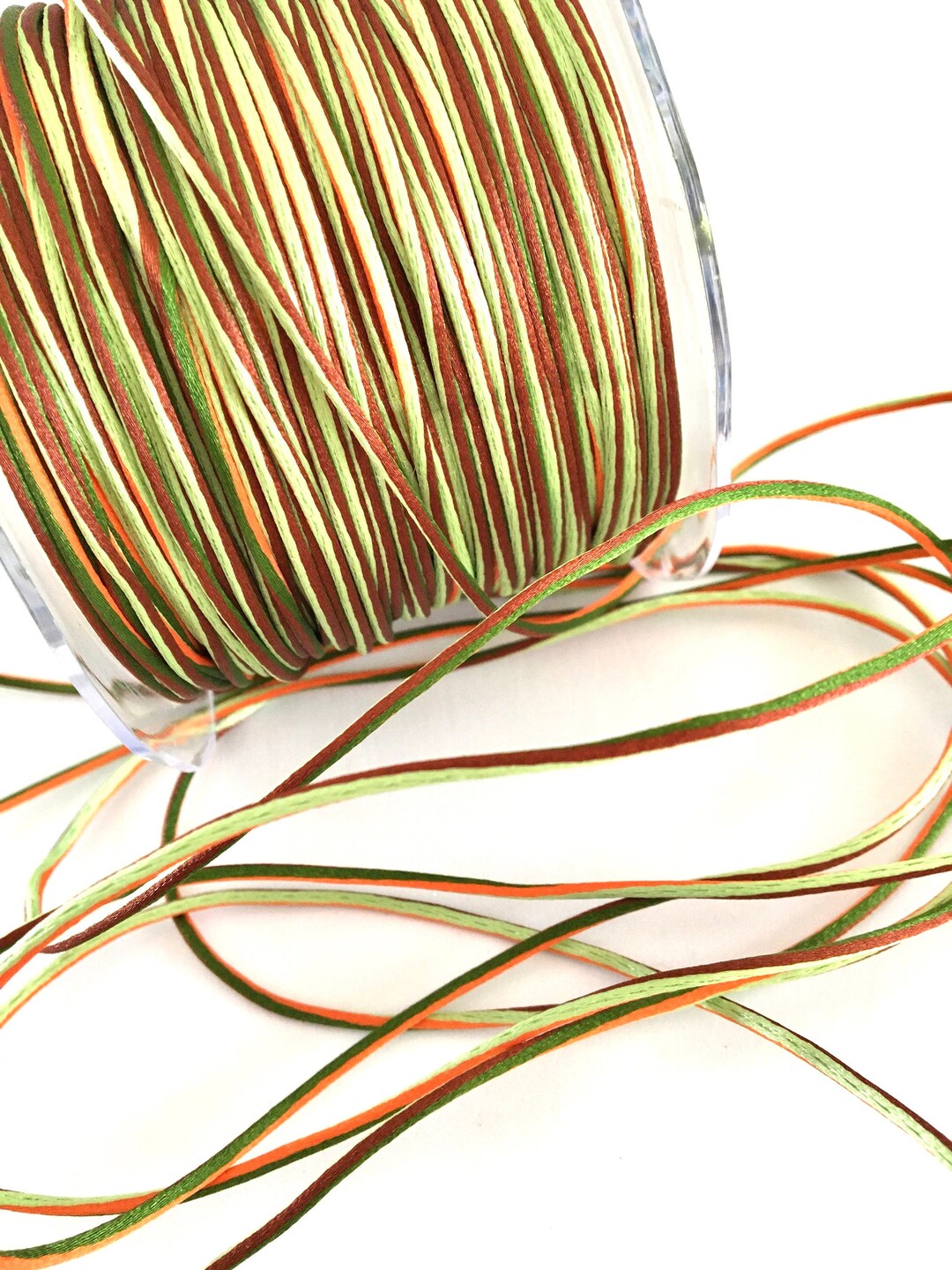 5 Yds,rattail Cord,rust Cord,cordon Cola De Rata,satin Cord,jewelry ...