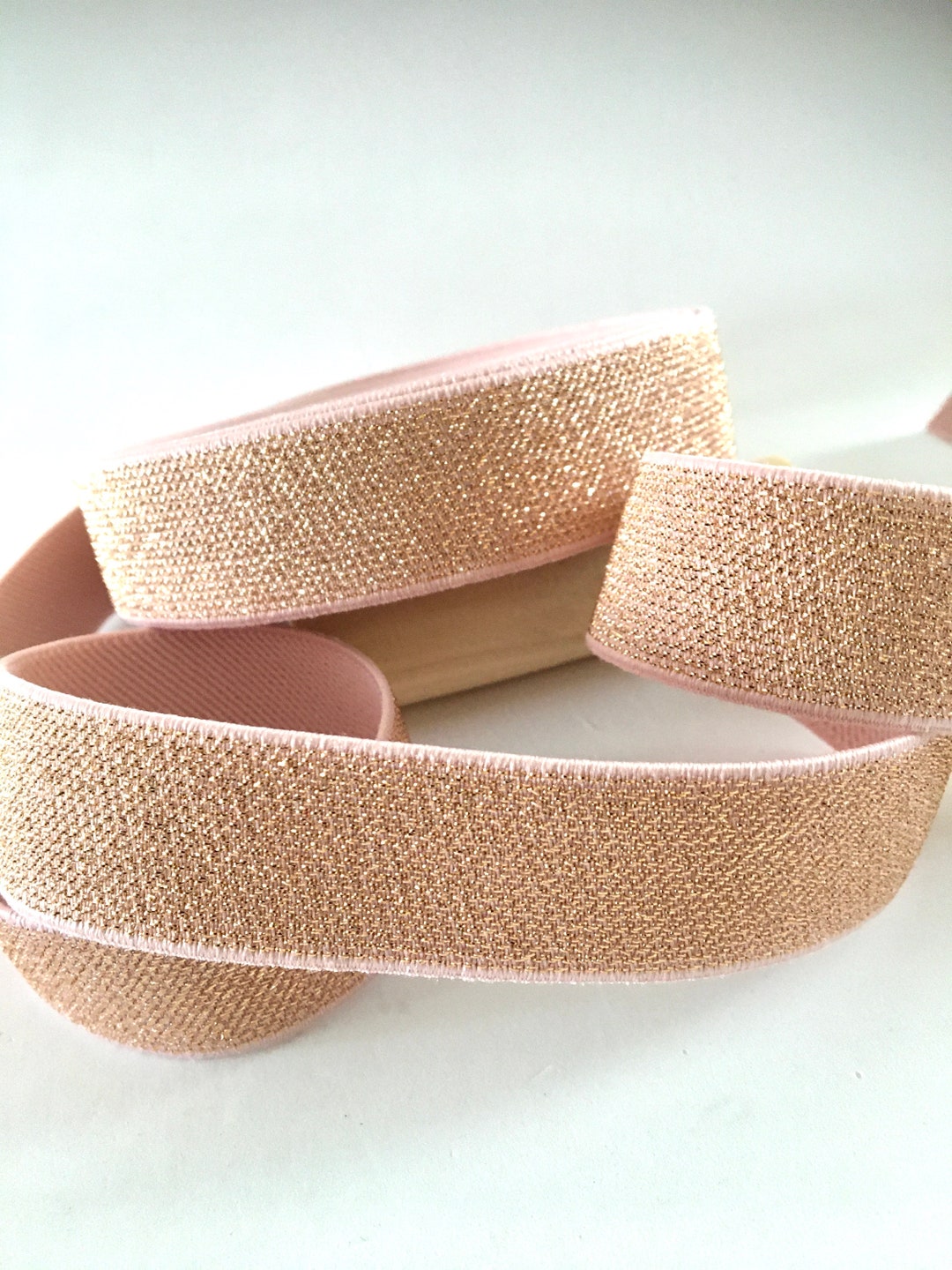 1-7 Yds,rose Gold Elastic,flat Elastic,waistband Elastic,elastic for ...