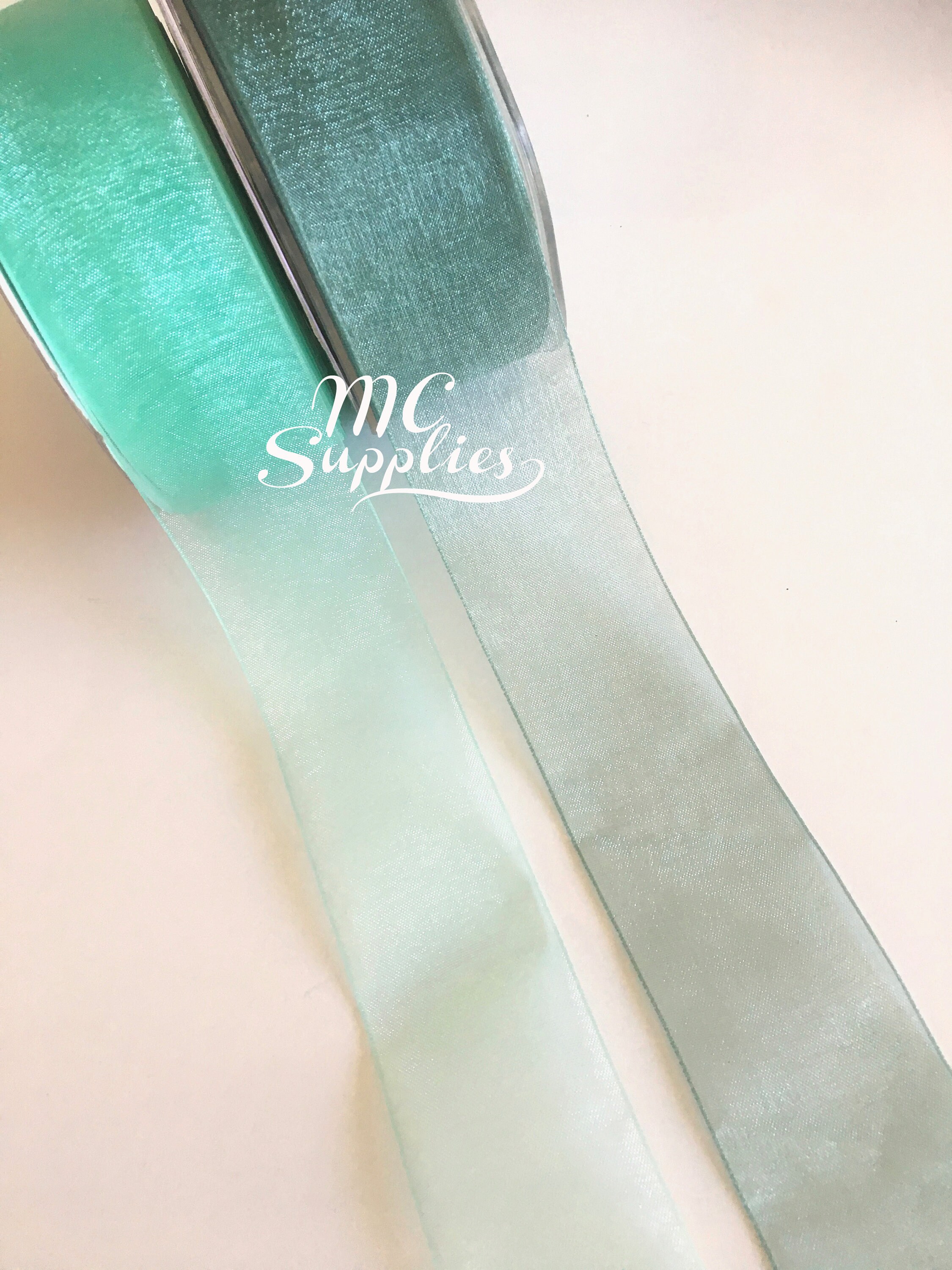 3 Yds,organza Ribbon,sheer Ribbon,green Ribbon,ribbon for Crafts,ribbon ...