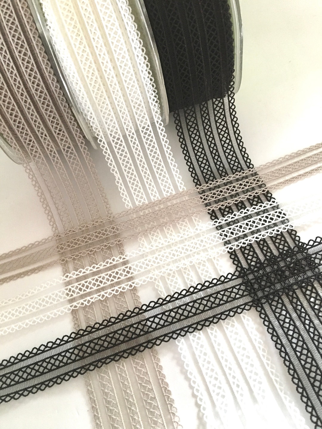 Elastic Lace,elastic Ribbon,elastic Trim,elastic,headband Supplies ...