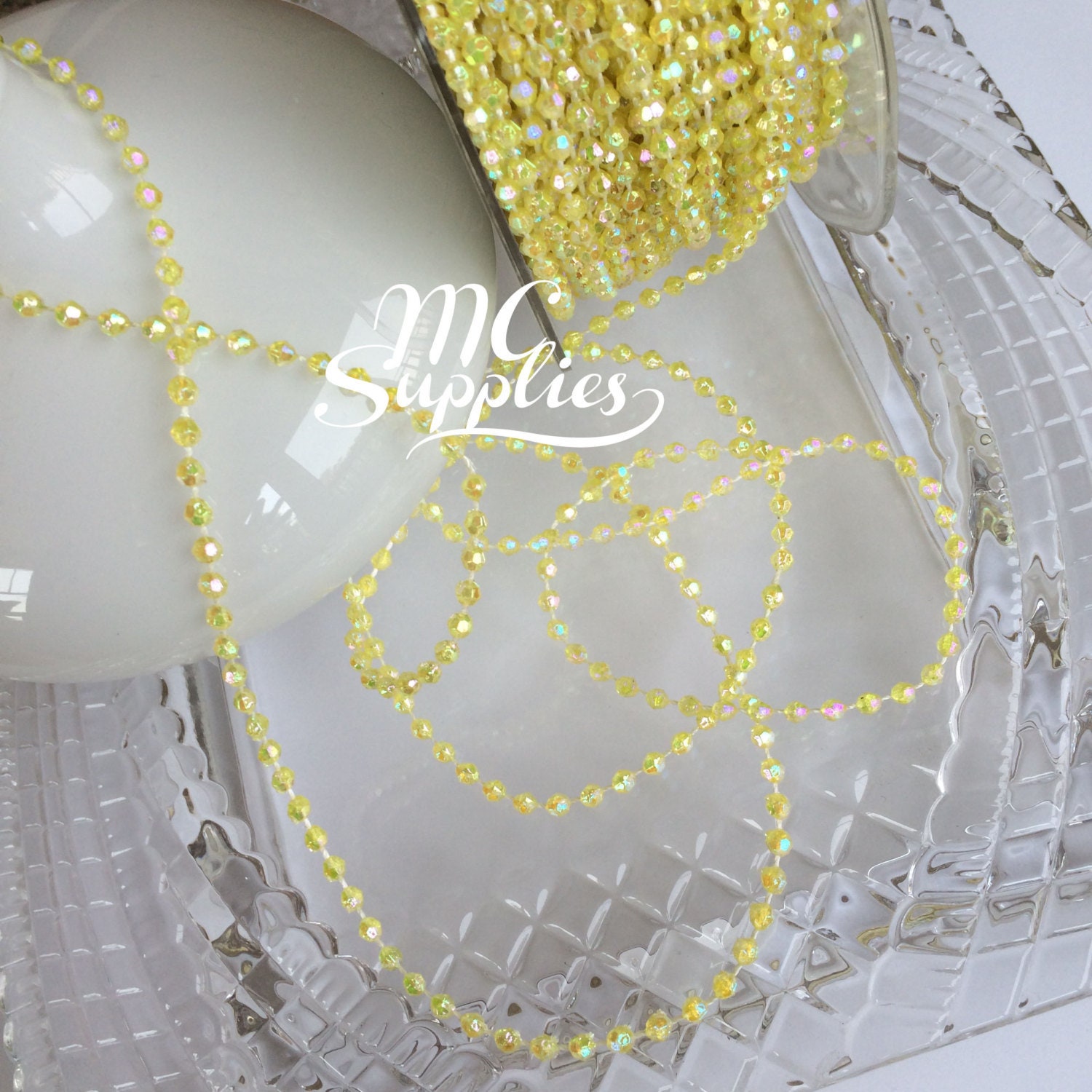 Strand of Beads,beads,string of Bead,iridescent Beads,crafts Beads ...