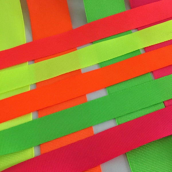 Neon Ribbon - Etsy