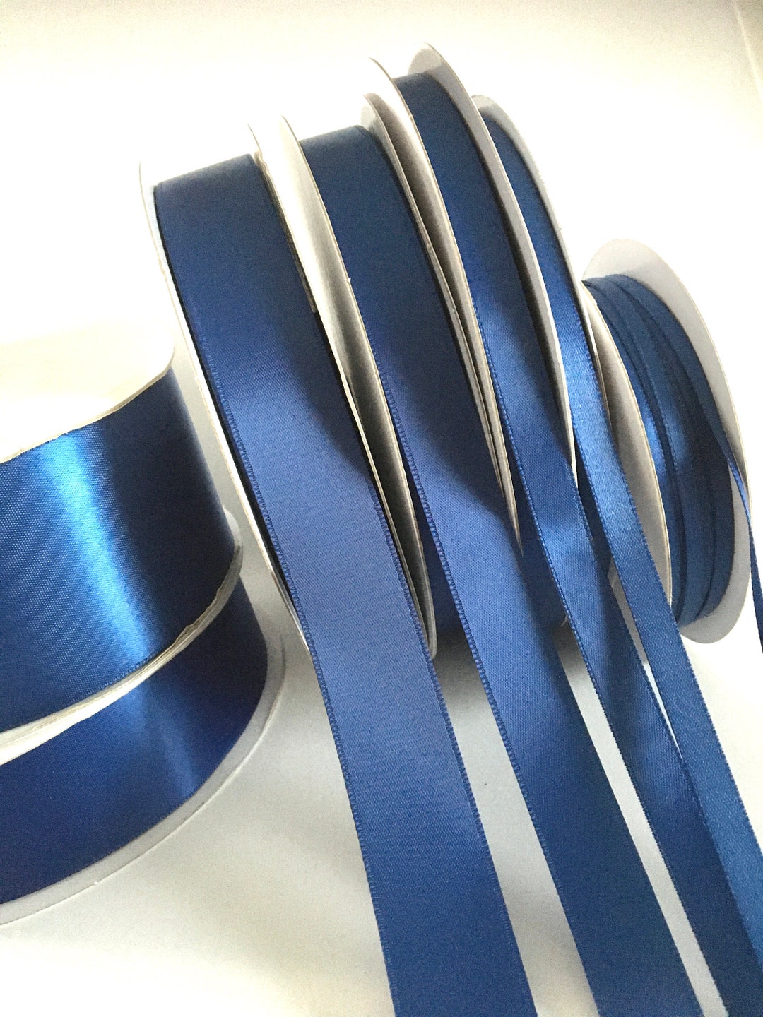 5-50 Yds,blue Ribbon,fabric Ribbon,satin Ribbon,ribbon for Bows,craft ...