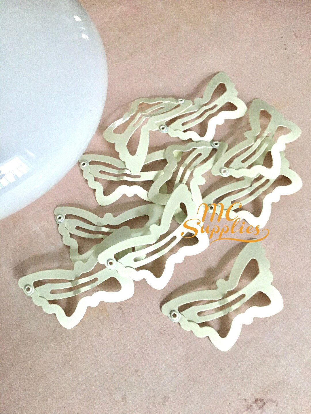 10 Pcs,snap Clips,blank Snap Clips,butterfly Snap Clip,small Snap Clip ...