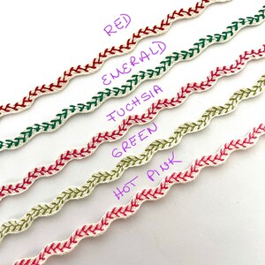 2-25 Yds,linen Ric Rac Ribbon,ric Rac Trim,craft Ribbon,linen Ribbon ...