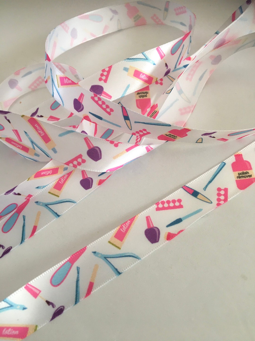 1-10 Yds,manicurist Ribbon,manicure Ribbon,satin Ribbon,nail Polish ...