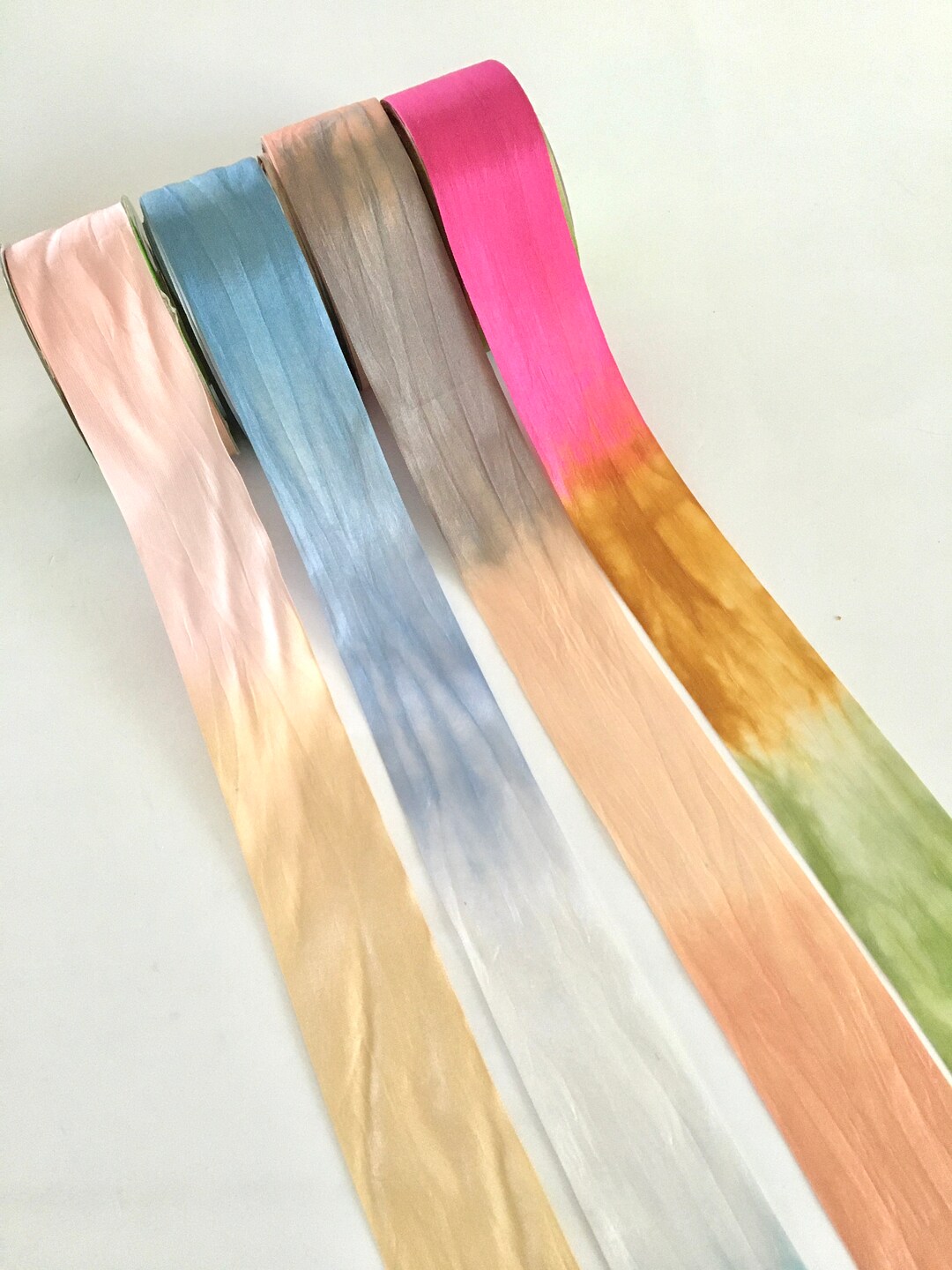 Silk Ribbon,variegated Ribbon,fabric Ribbon,dyed Ribbon,bows Ribbon ...