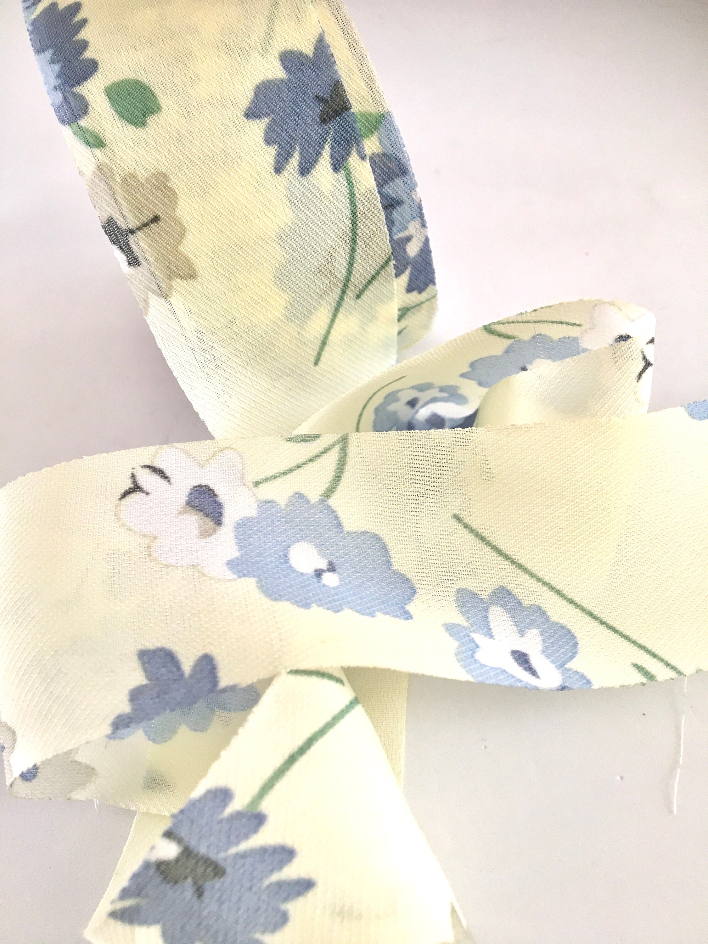 Chiffon Ribbonfloral Ribbonwedding Ribbonbridal | Etsy