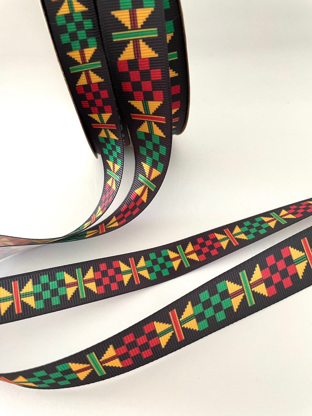 1-10 Yds,african Ribbon,ankara Ribbon,fabric Ribbon,colorful Ribbon ...