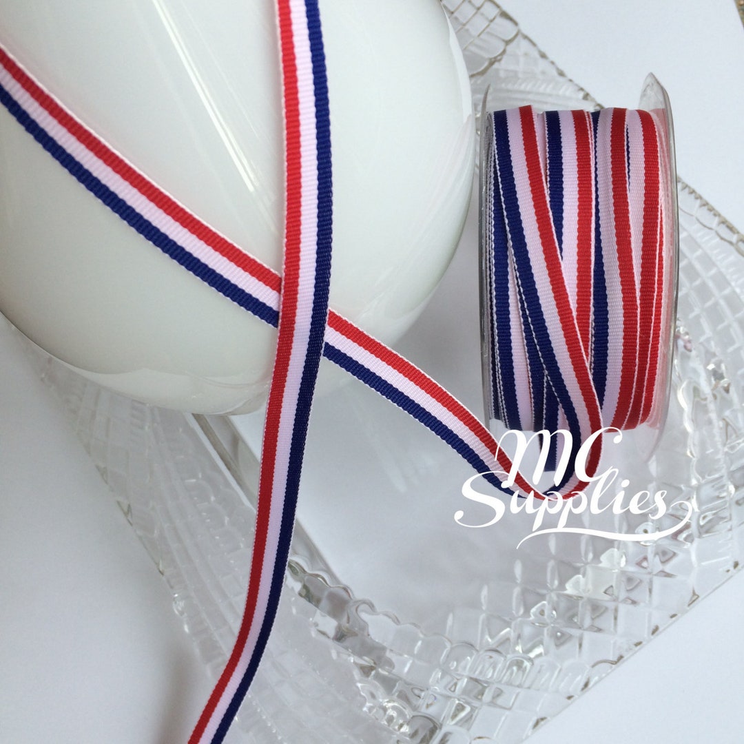 5 Yds,patriotic Ribbon,4th of July Ribbon,craft Ribbon,ribbon for Craft ...