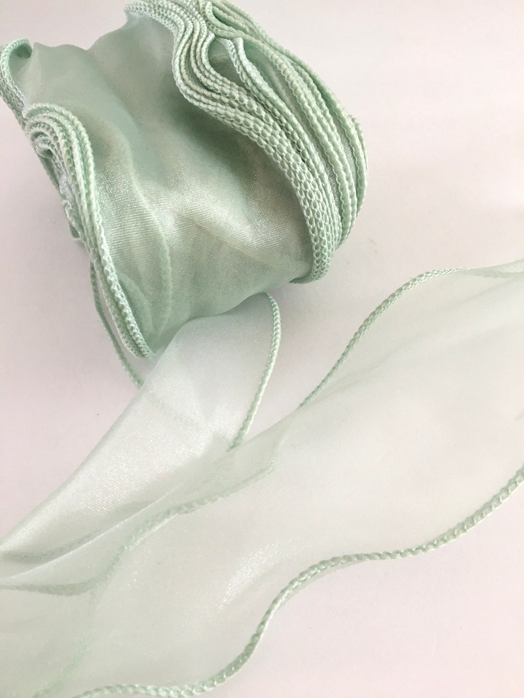 Green Ribbon,organza Ribbon,craft Ribbon,fabric Ribbon,ribbon for ...