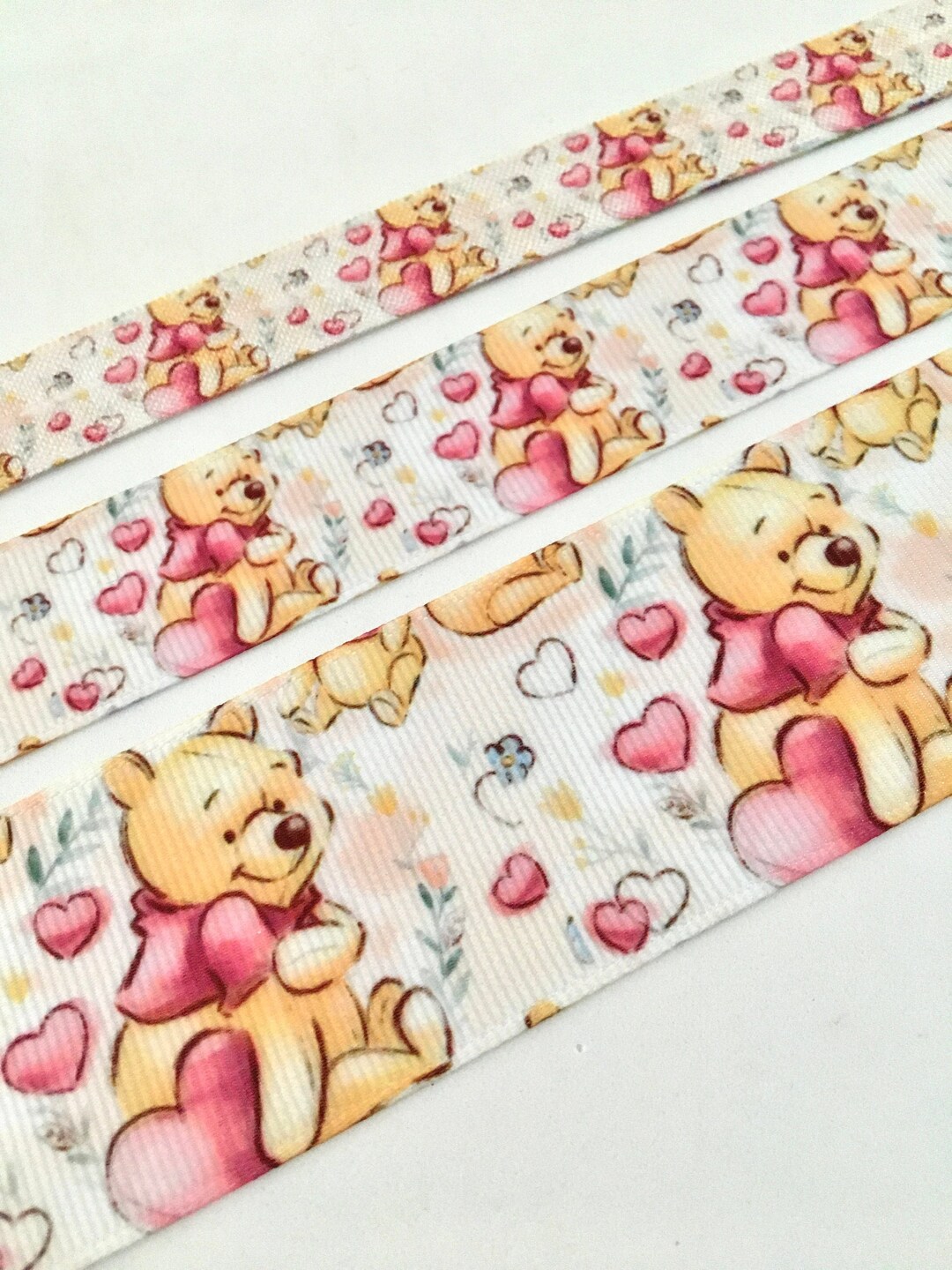 2-50 Yds,cartoon Ribbon,winnie Ribbon,pooh Ribbon,foe Elastic,grosgrain ...