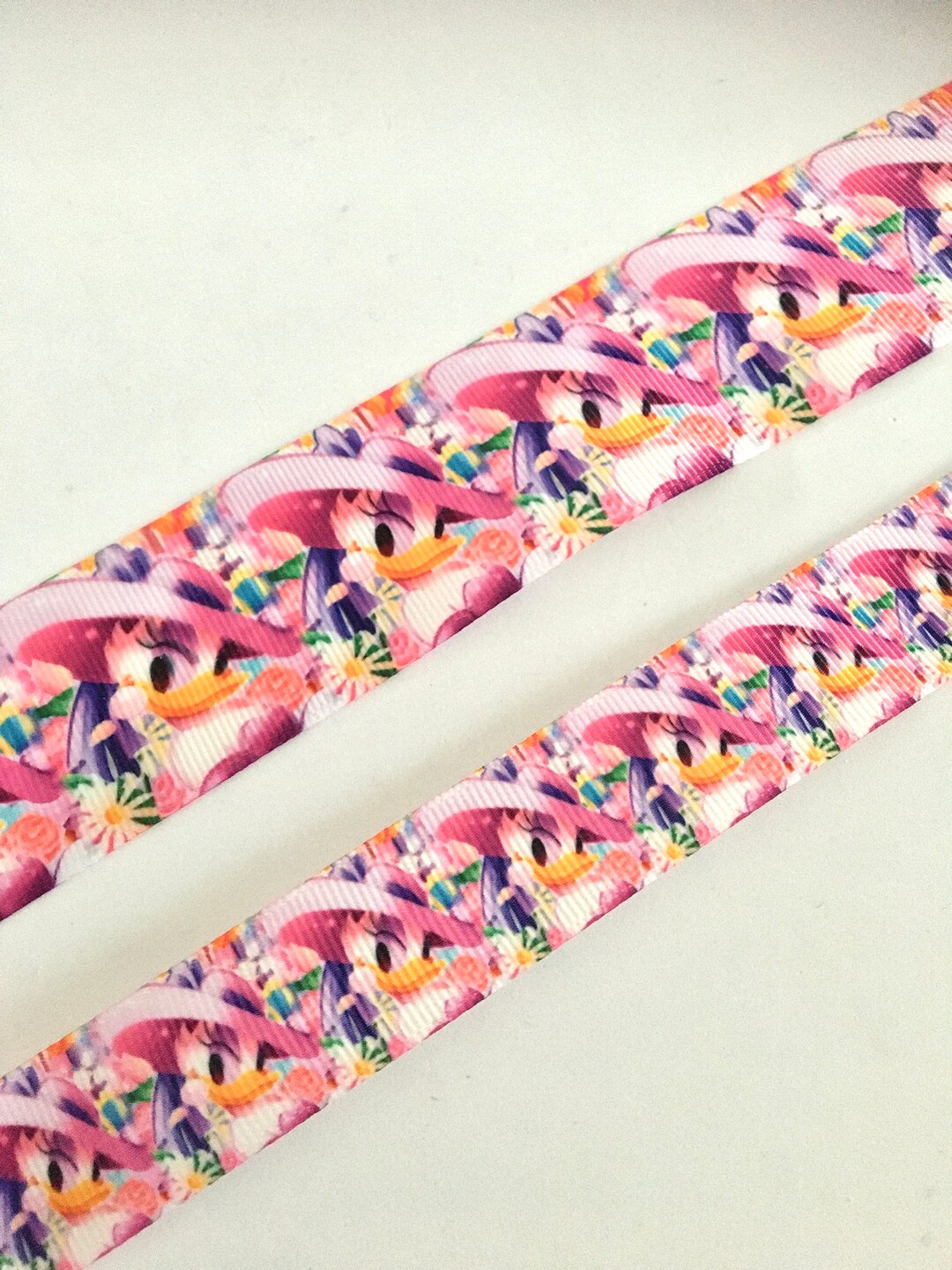 2 Yds,daisy Ribbon,daisy Duck Ribbon,grosgrain Ribbon,ribbon by the ...