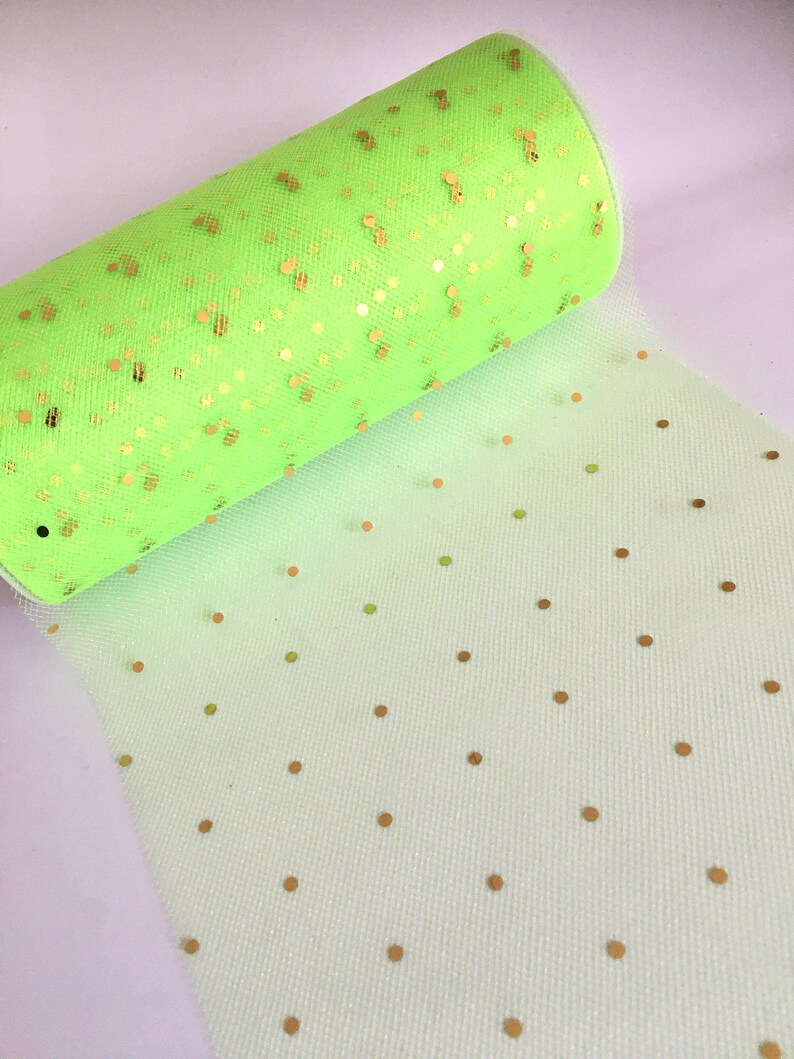 Red tulle ribbonpolka dots tullecraft ribbonribbon for | Etsy