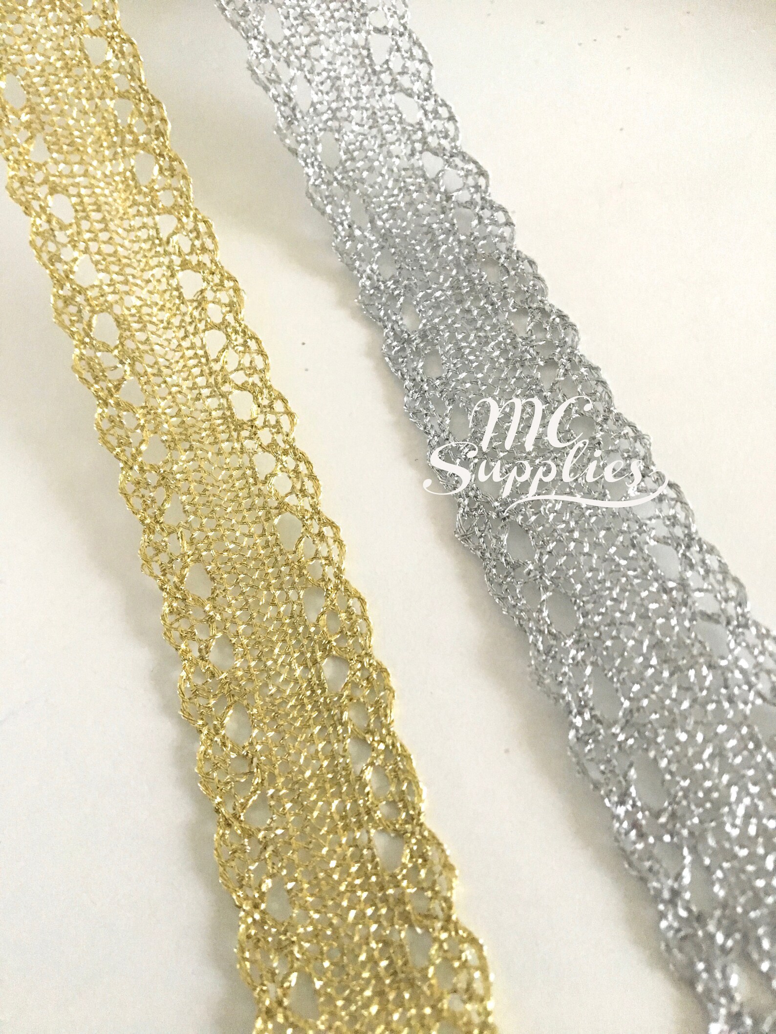 Metallic Lacecraft Lacelace for Crafts Lacelace - Etsy
