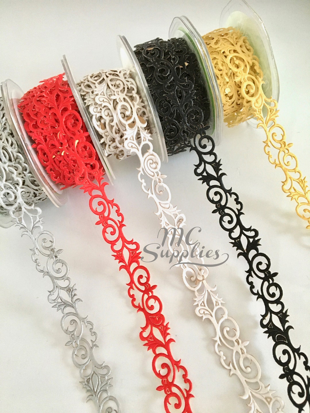 1-10 Yds,adhesive Border,scrapbooking Trim,embellished Trim,craft ...