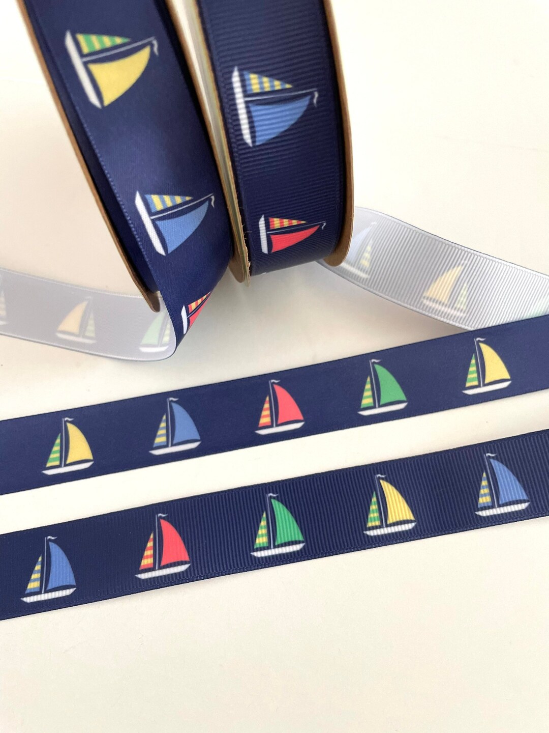 1-10 Yds,nautical Ribbon,boat Ribbon,sailing Ribbon,craft Ribbon,ribbon ...