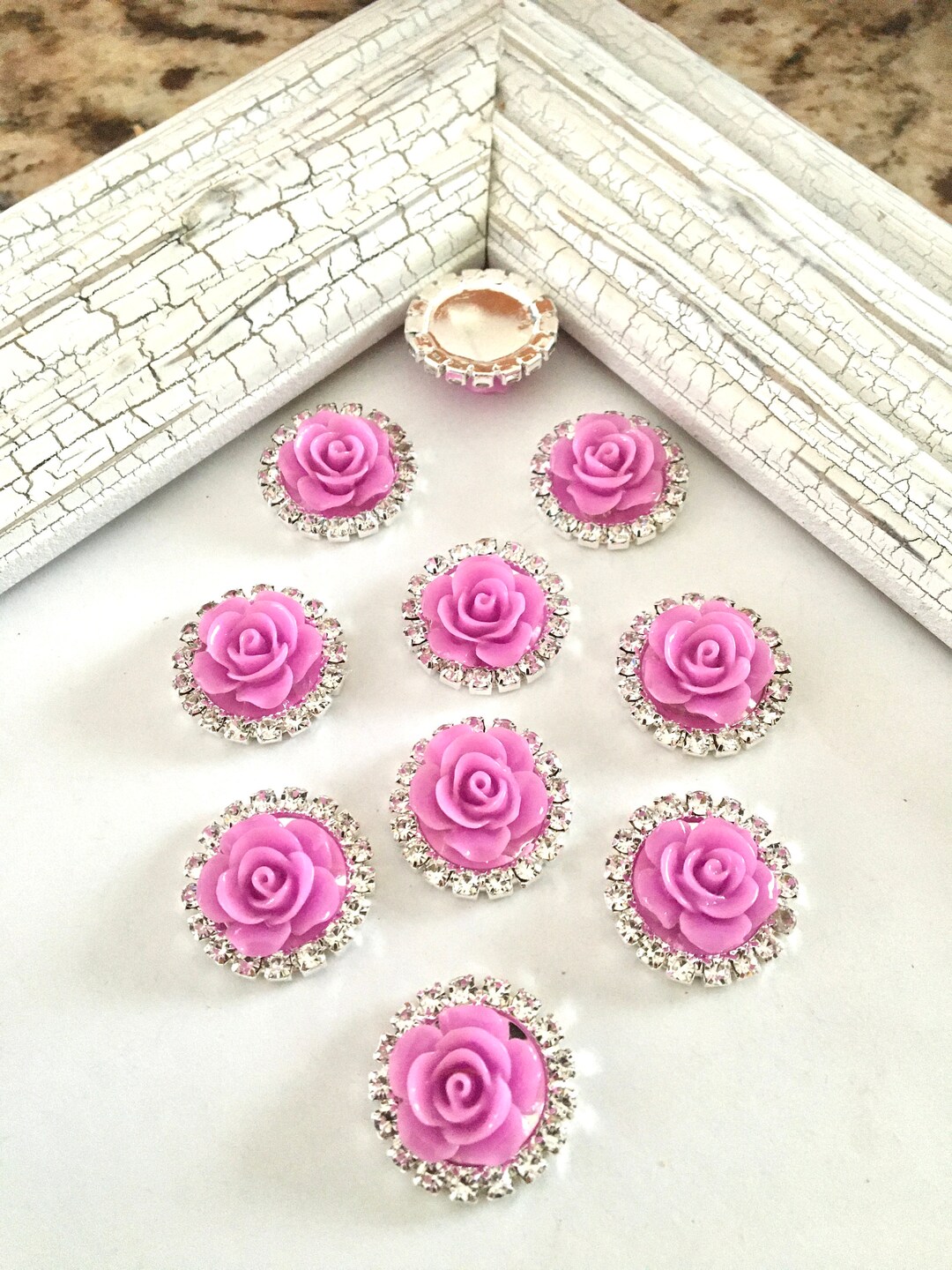 10 Pcs,purple Rhinestone,crystal Rhinestone,flatback Rhinestones ...